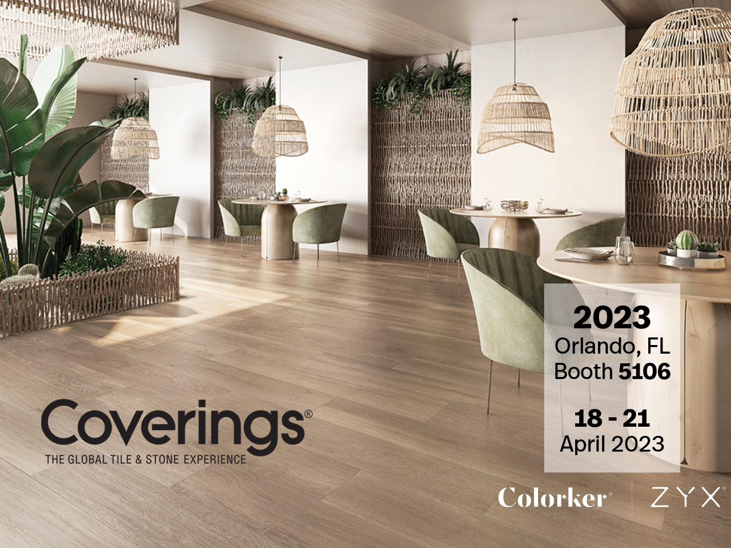 Colorker y ZYX, de la mano un año más a Coverings - Colorker